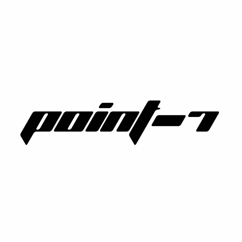 Point-7 logo sticker - POINT-7
